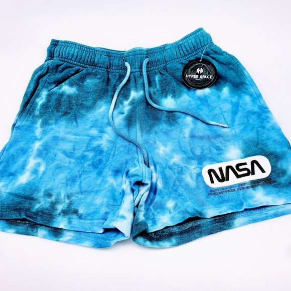 Nasa | Shorts | Nasa Mens Small Blue Tie Dye Shorts Nasa Exploration ...